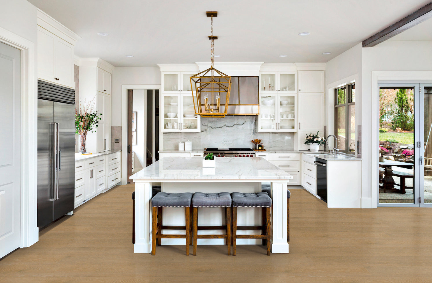 9 Series Luxury Vinyl Flooring in Toasted Oak | TRUCOR — DH Floors